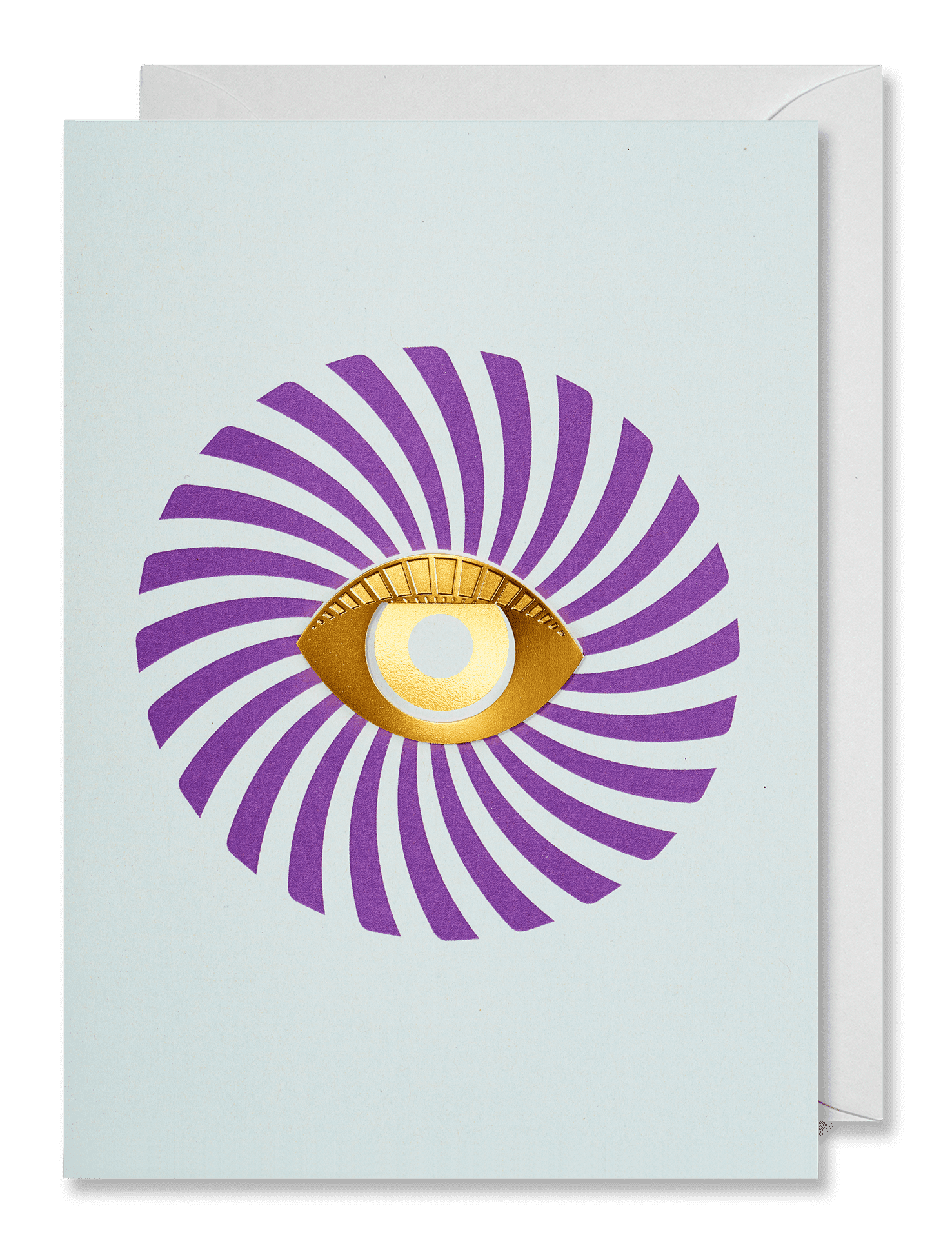 Greeting Card Eye - Unique Design with Golden Clip | OCTAEVO – Octaevo