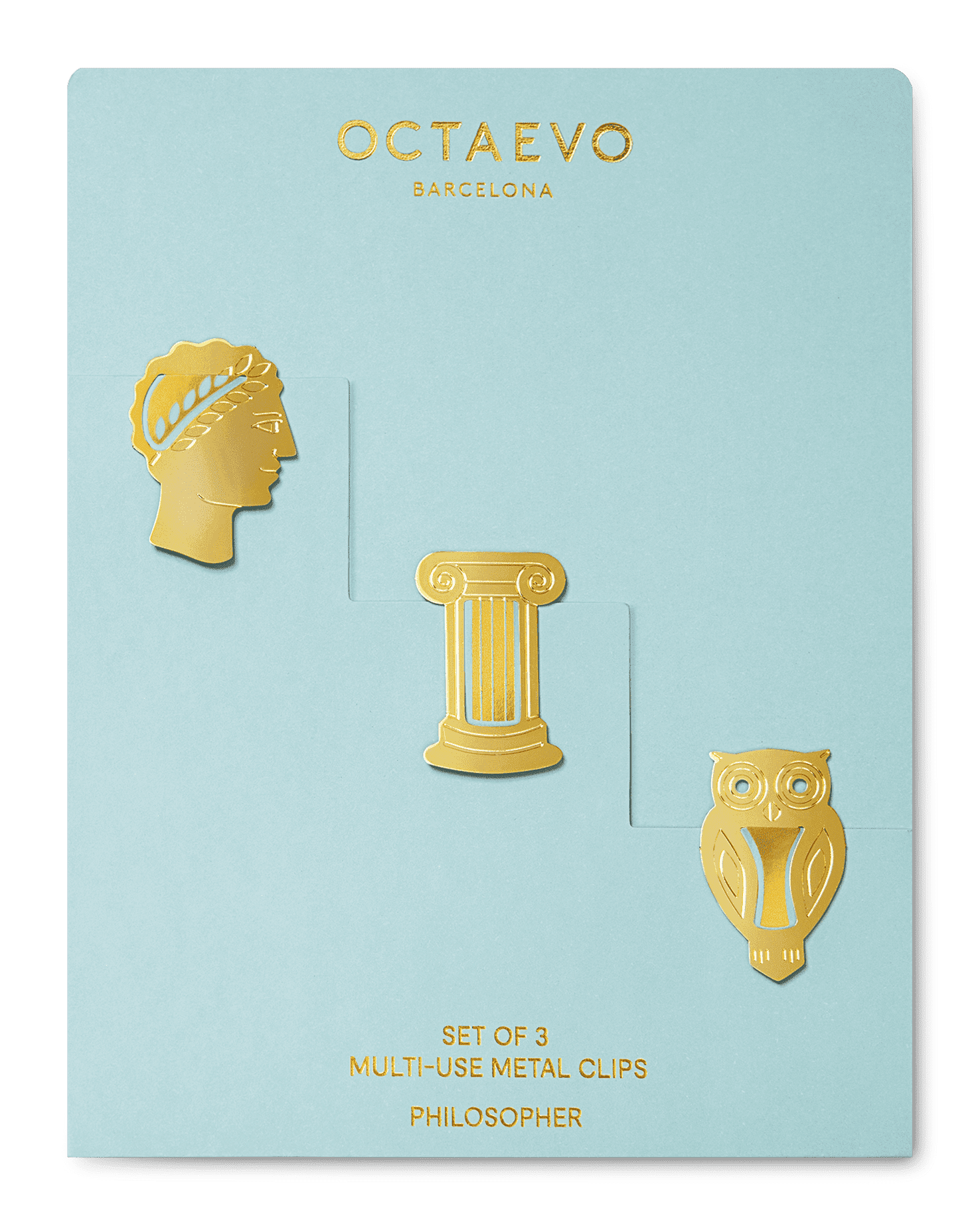 Metal Clips Philosopher - Elegant & Functional | OCTAEVO – Octaevo