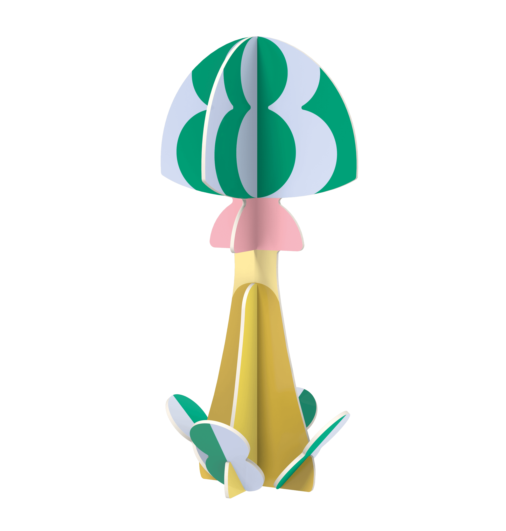 Colorful Mushroom Paper Sculpture | Easy DIY | OCTAEVO – Octaevo